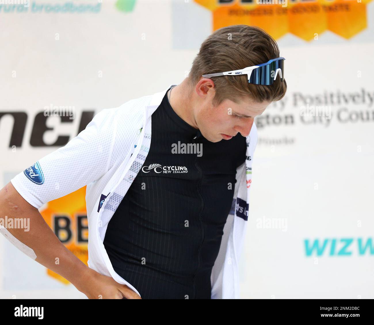 Laurence Pithie, of New Zealand, at the Cycling New Zealand, New ...