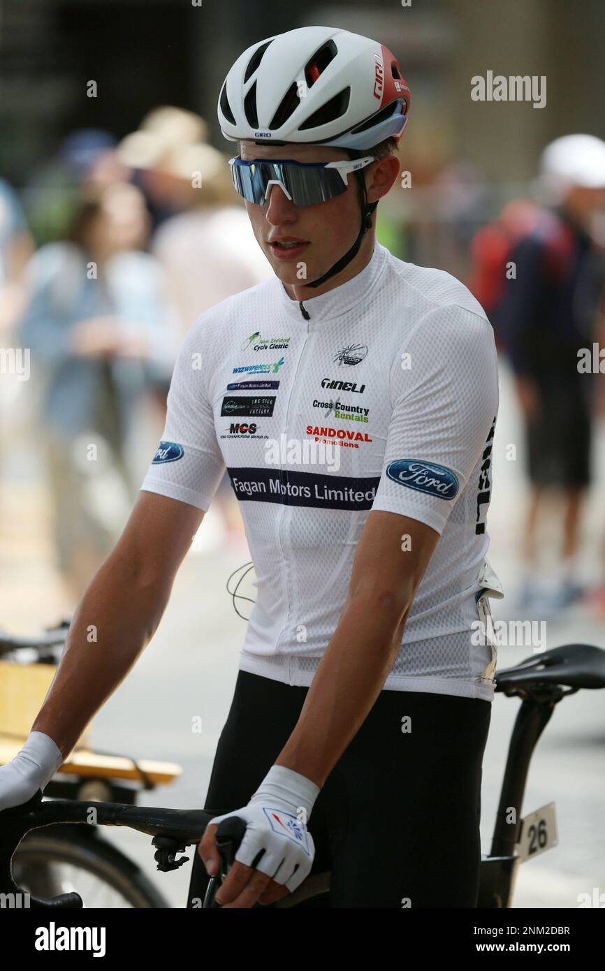 Laurence Pithie, of New Zealand, at the Cycling New Zealand, New ...