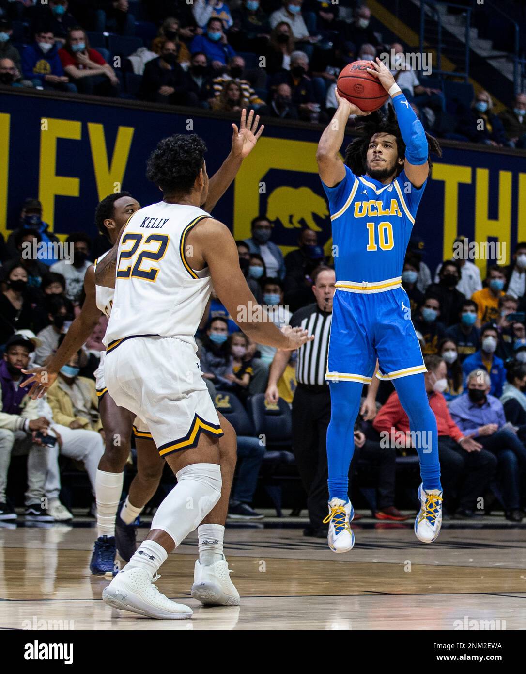January 08 2022 Berkeley, CA U.S.A. UCLA guard Tyger Campbell (10 ...