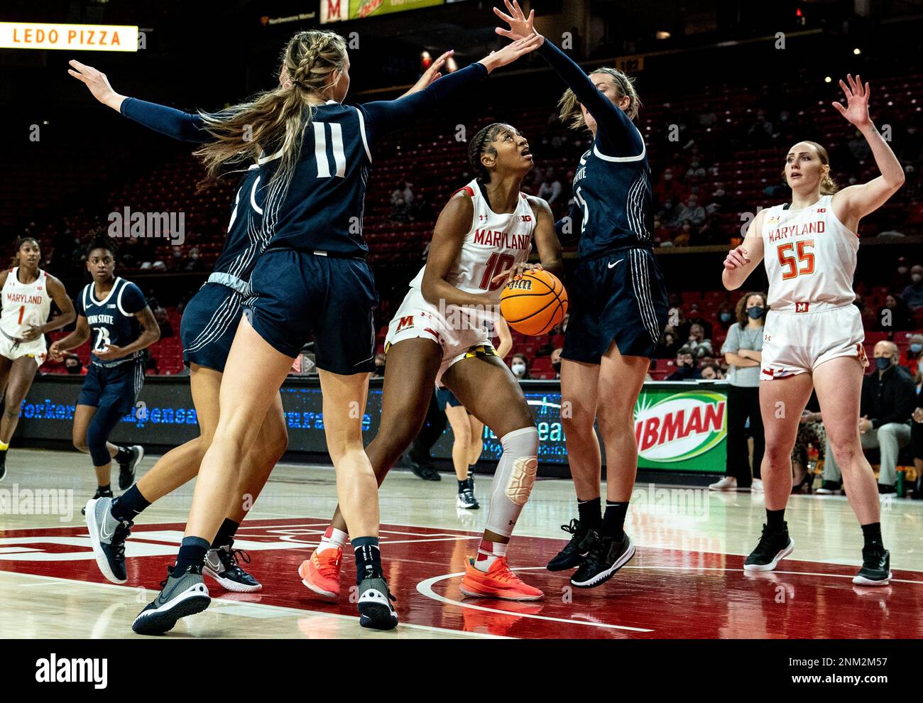 COLLEGE PARK, MD - JANUARY 06: Penn State Lady Lions guard Kelly Jekot ...
