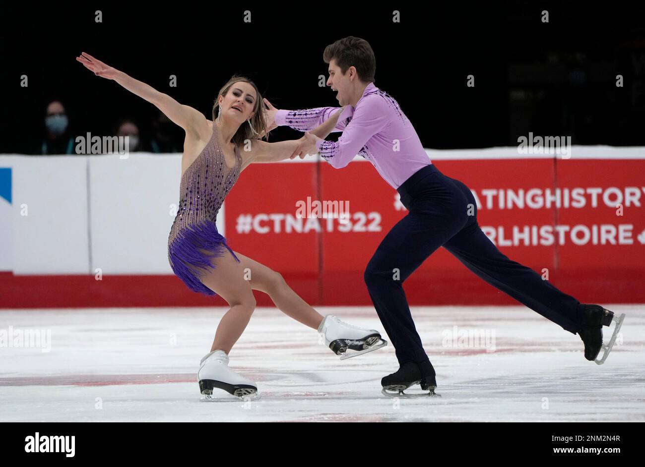 Carolane Soucisse and Shane Firus perform their routine during the ...