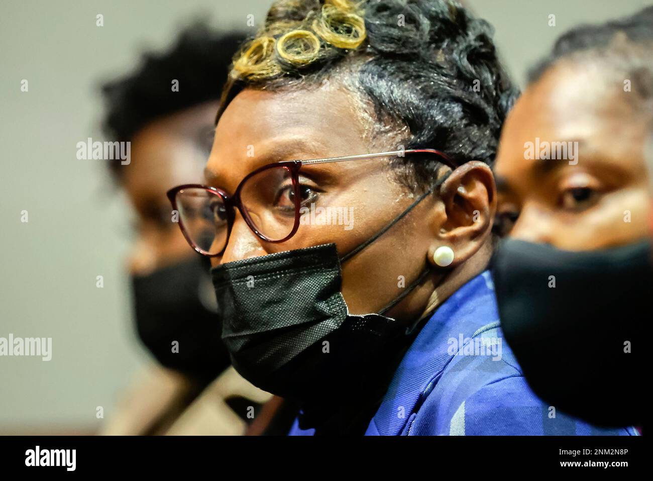 Ahmaud Arbery's mother Wanda Cooper-Jones reacts as Superior Court ...