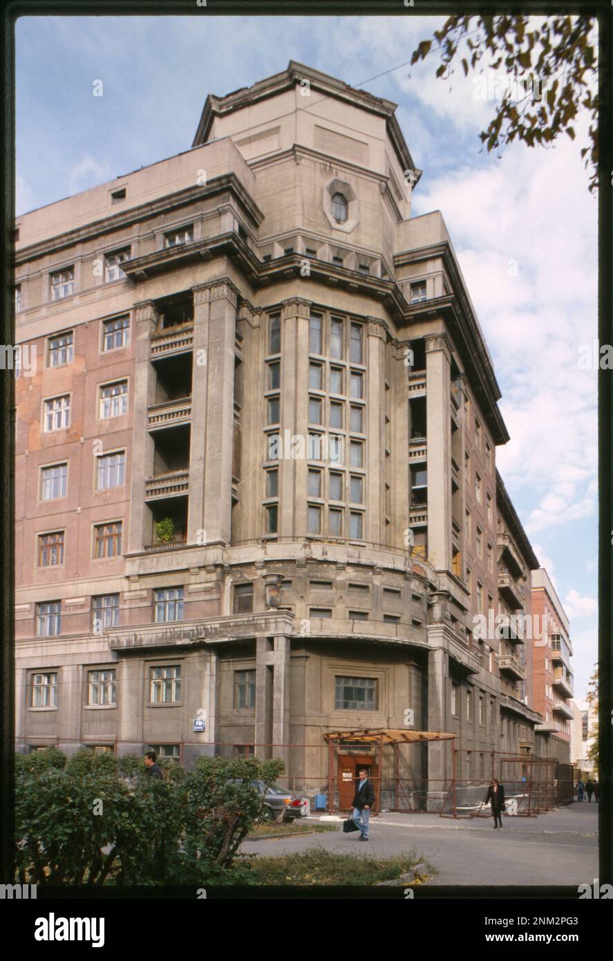 The Stokvartirnyi building, constructed in 1937, is a 100-apartment ...