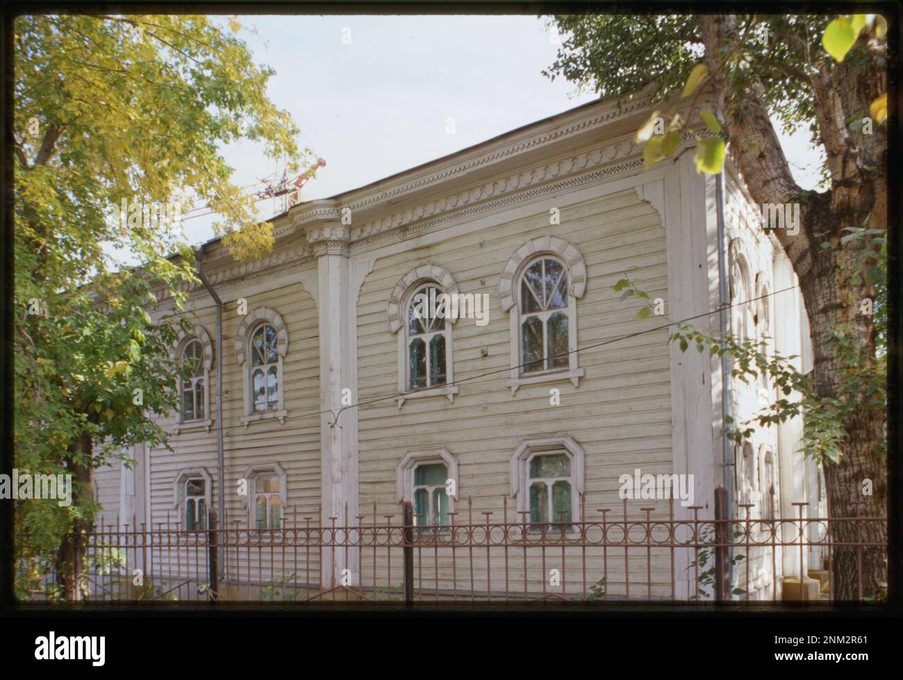 A synagogue built in the 1890s in Omsk, Russia, is captured in the ...