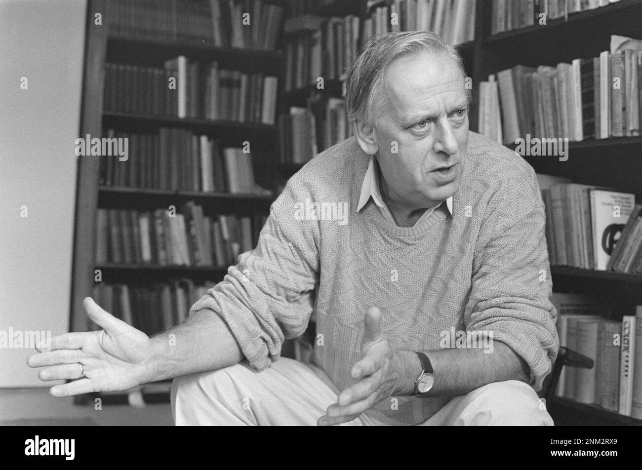 Dutch journalist Jan Blokker ca. 1985 Stock Photo - Alamy