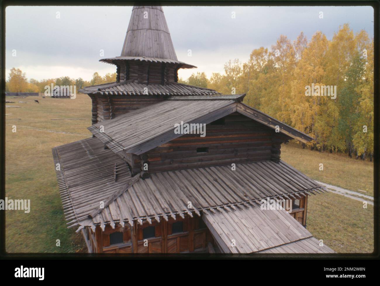 The Log Church of the Savior, originally from the village of Zashiversk ...
