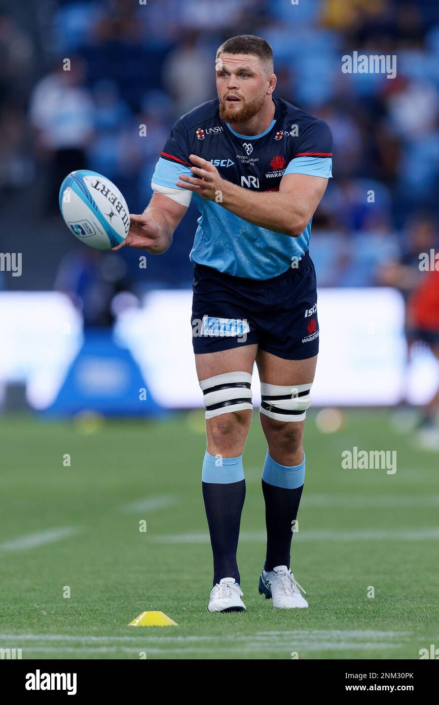Sydney, Australia February 24, 2023, Lachlan Swinton of the Waratahs ...