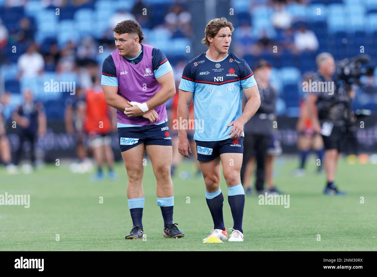 Sydney, Australia February 24, 2023, Tom Lambert and Michael Hooper of ...