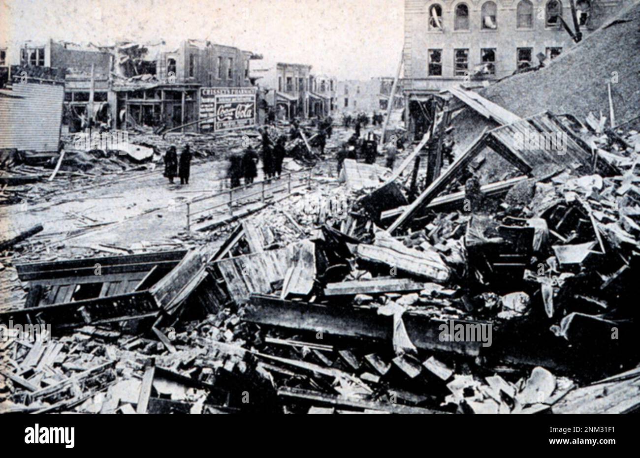 Omaha Nebraska Tornado Damage ca. 1913 Stock Photo - Alamy Omaha Nebraska Tornado Damage ca. 1913 Stock Photo - Alamy