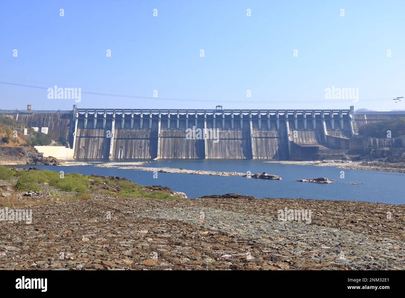 Sardar Sarovar Dam - Gujarat (Kevadia Gaam), India Stock Photo - Alamy