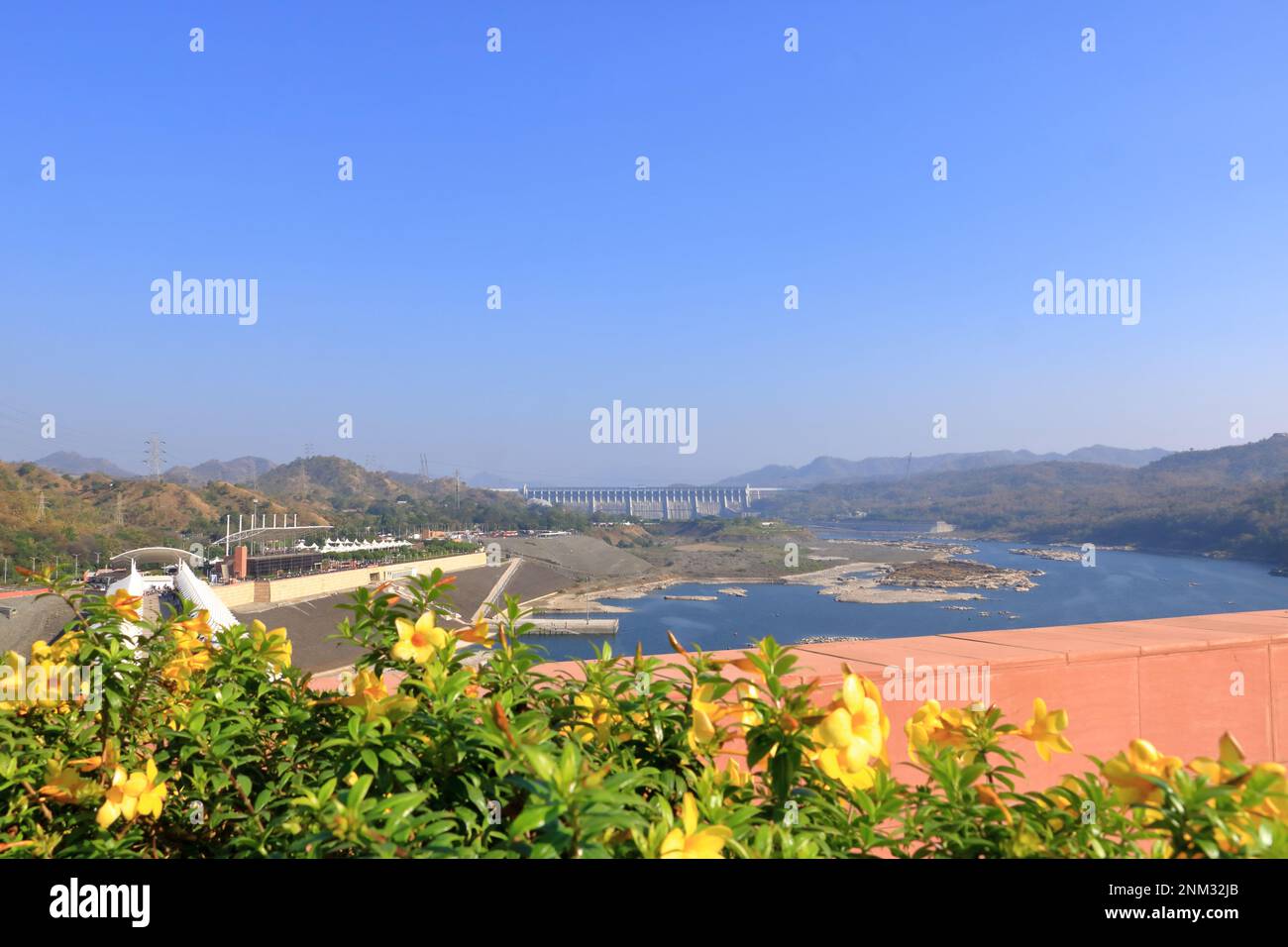 Sardar Sarovar Dam - Gujarat (Kevadia Gaam), India Stock Photo - Alamy
