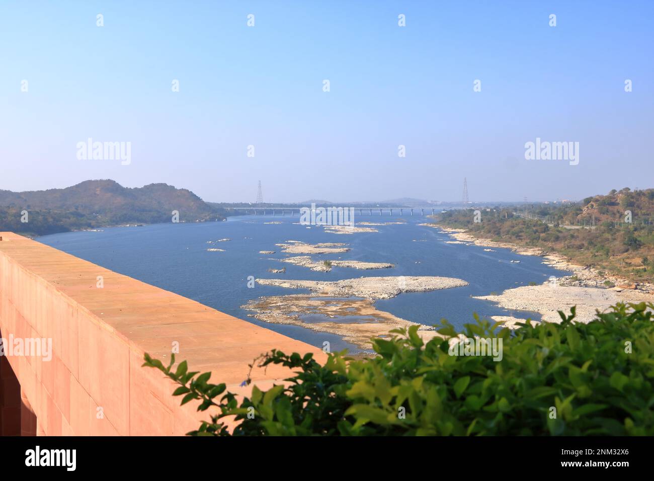 the new gora bridge seen from the world's tallest statue, statue of ...