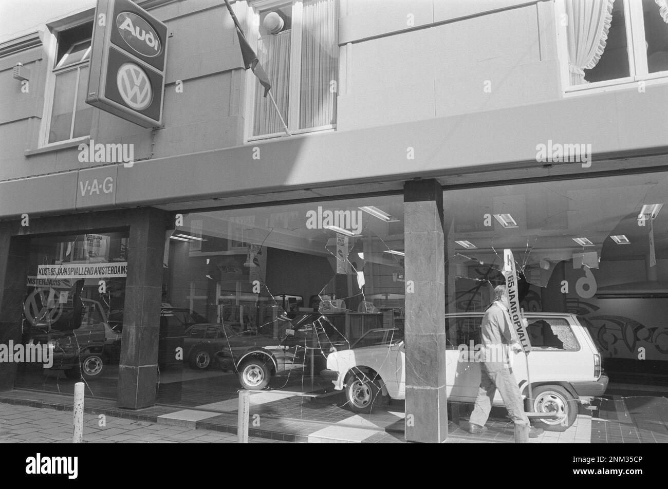 Volkswagen dealer windows smashed in protest against VW investments in ...