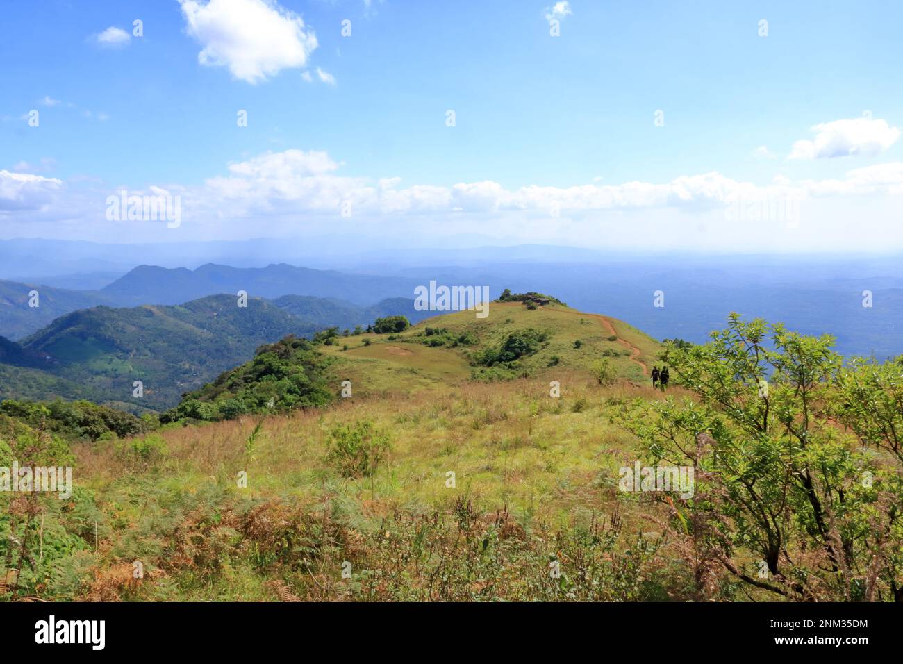 the view of the southern tip of the mighty western ghats. Paithalmala ...