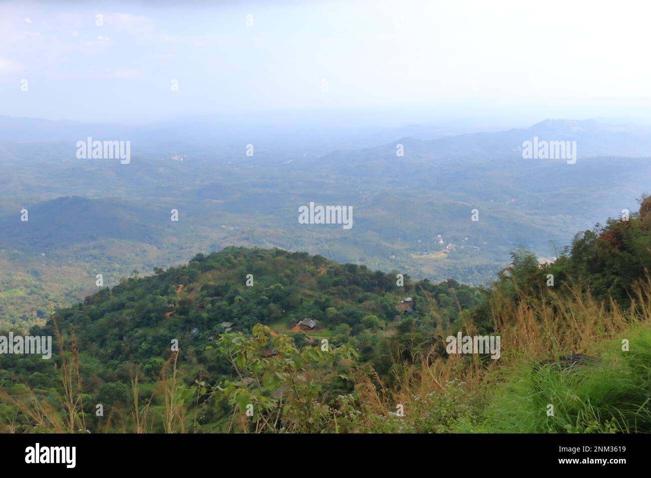 Palakkayam thattu, panoramic view of Kannur, Kerala in India Stock ...