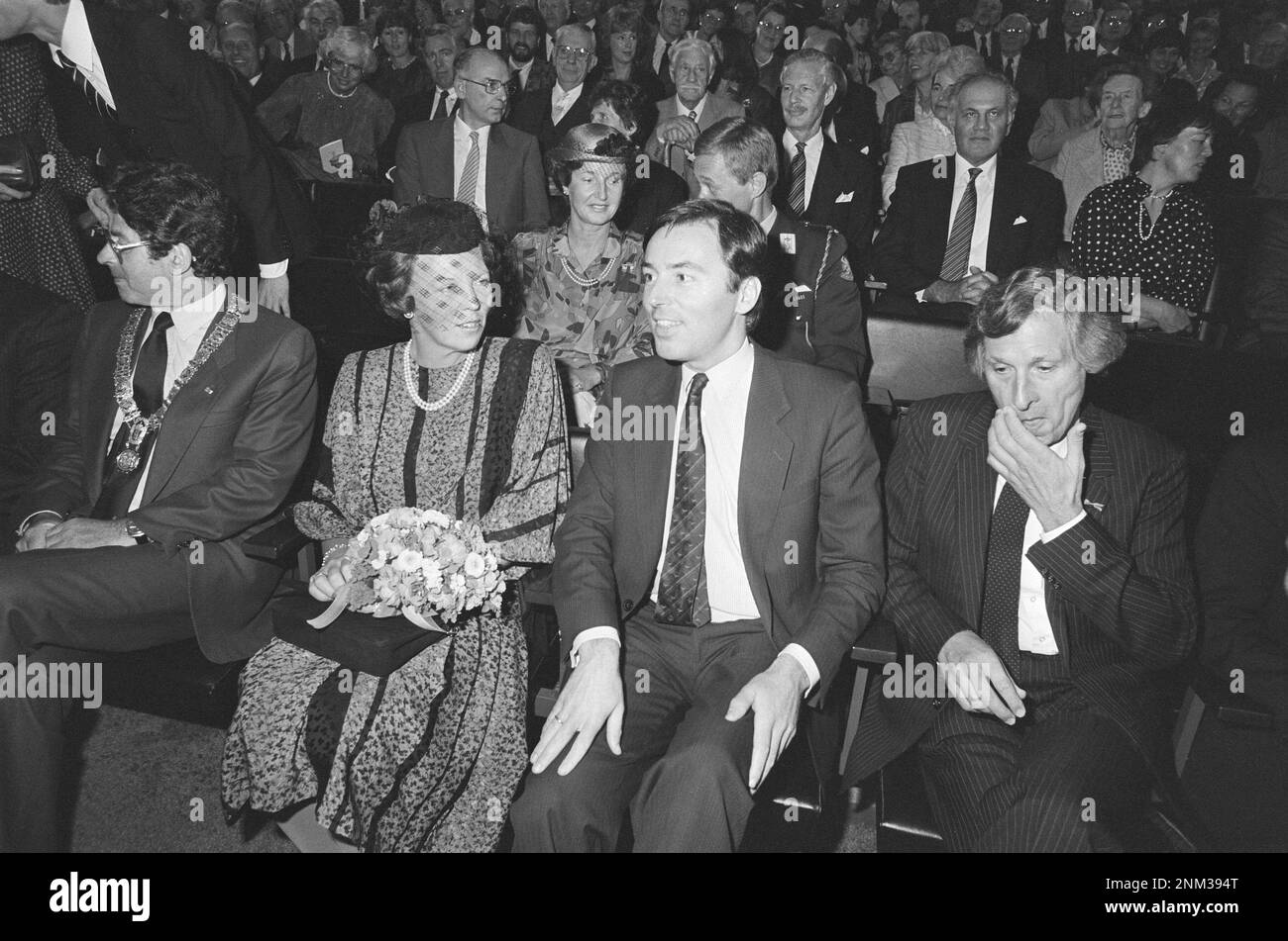 Queen Beatrix at the celebration of the 100th anniversary of the ...