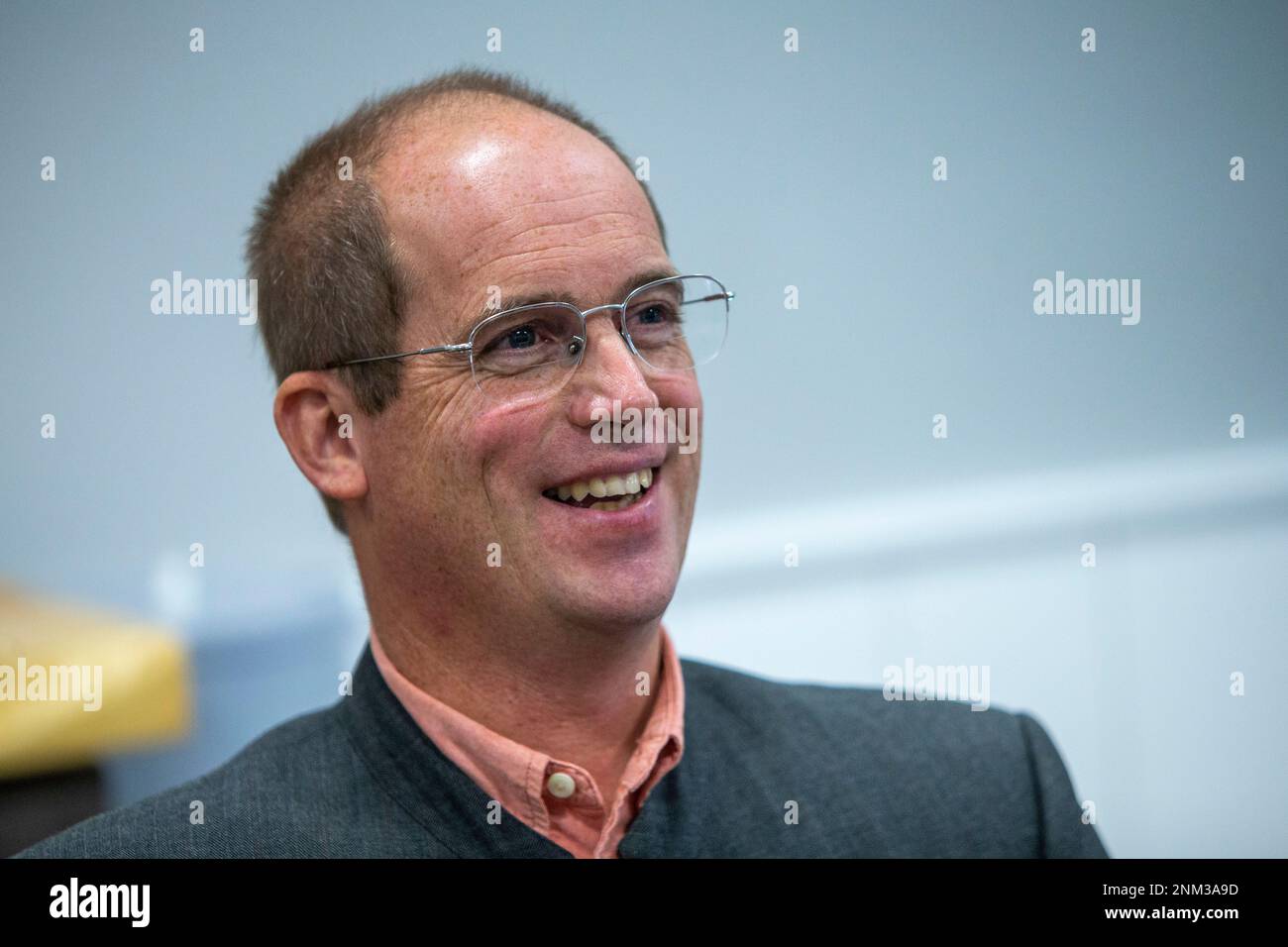 Missionary Ray Noecker speaks during a luncheon and prayer vigil ...