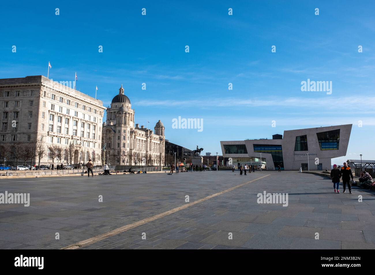 The Waterfront and Strand, Liverpool, UK Stock Photo - Alamy