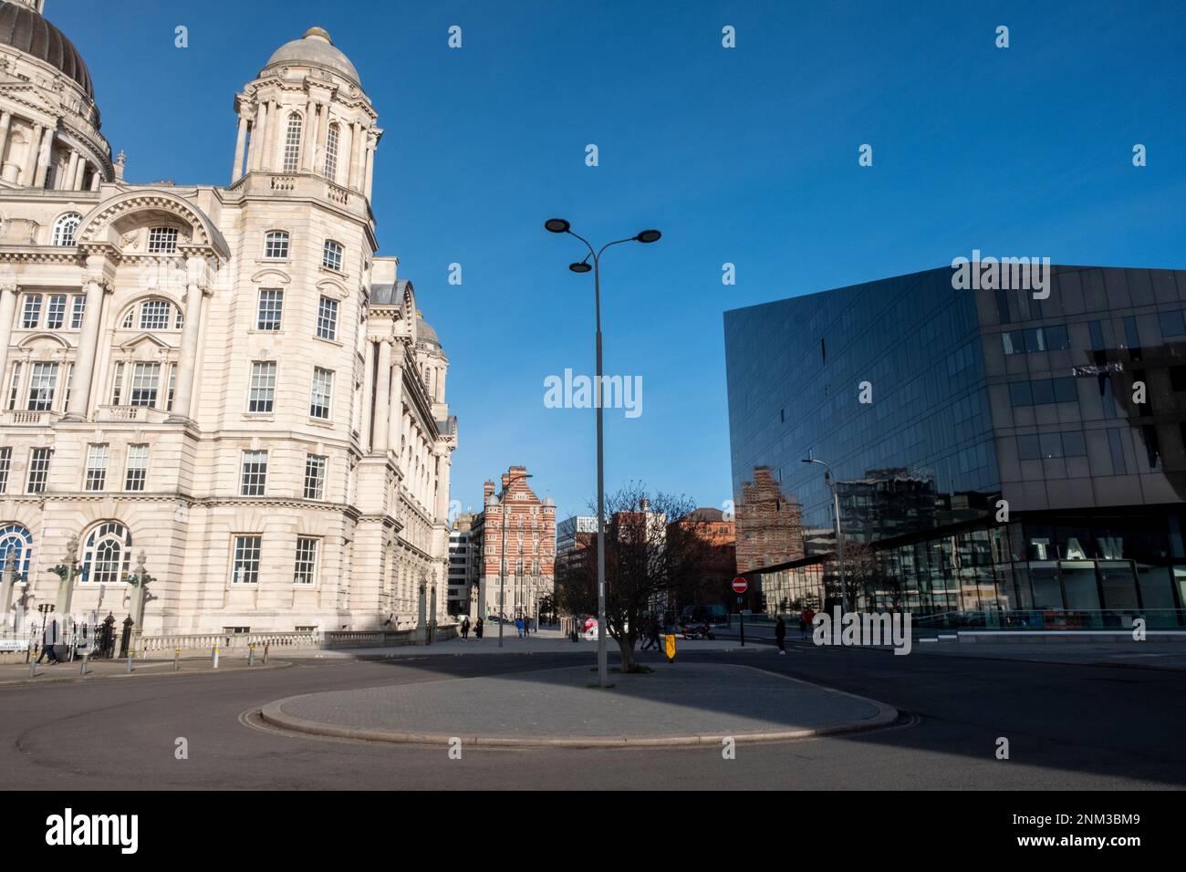 The Waterfront and Strand, Liverrpool, UK Stock Photo - Alamy