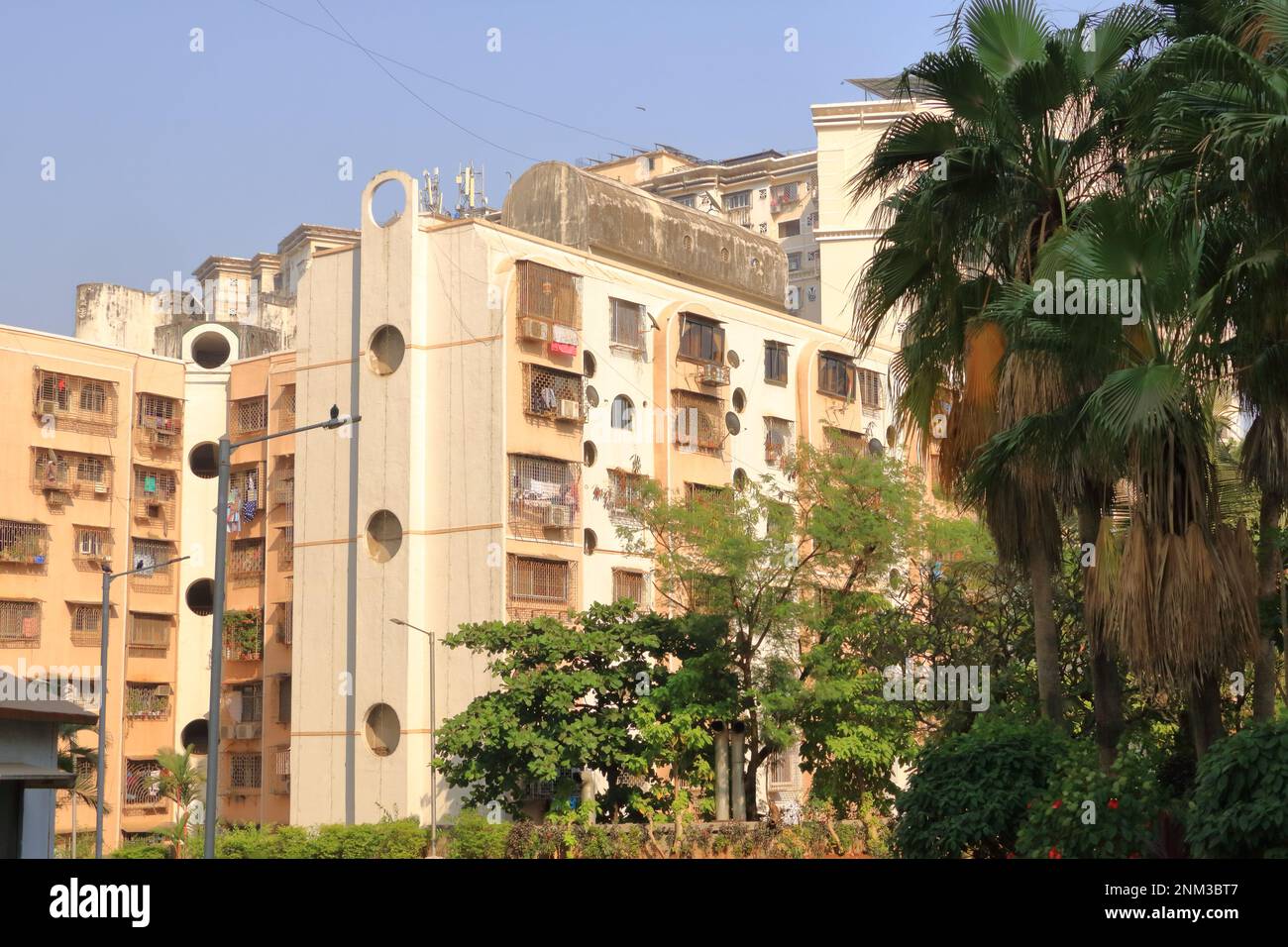 December 21 2022 - Mumbai, Maharashtra in India: Modern housing complex ...