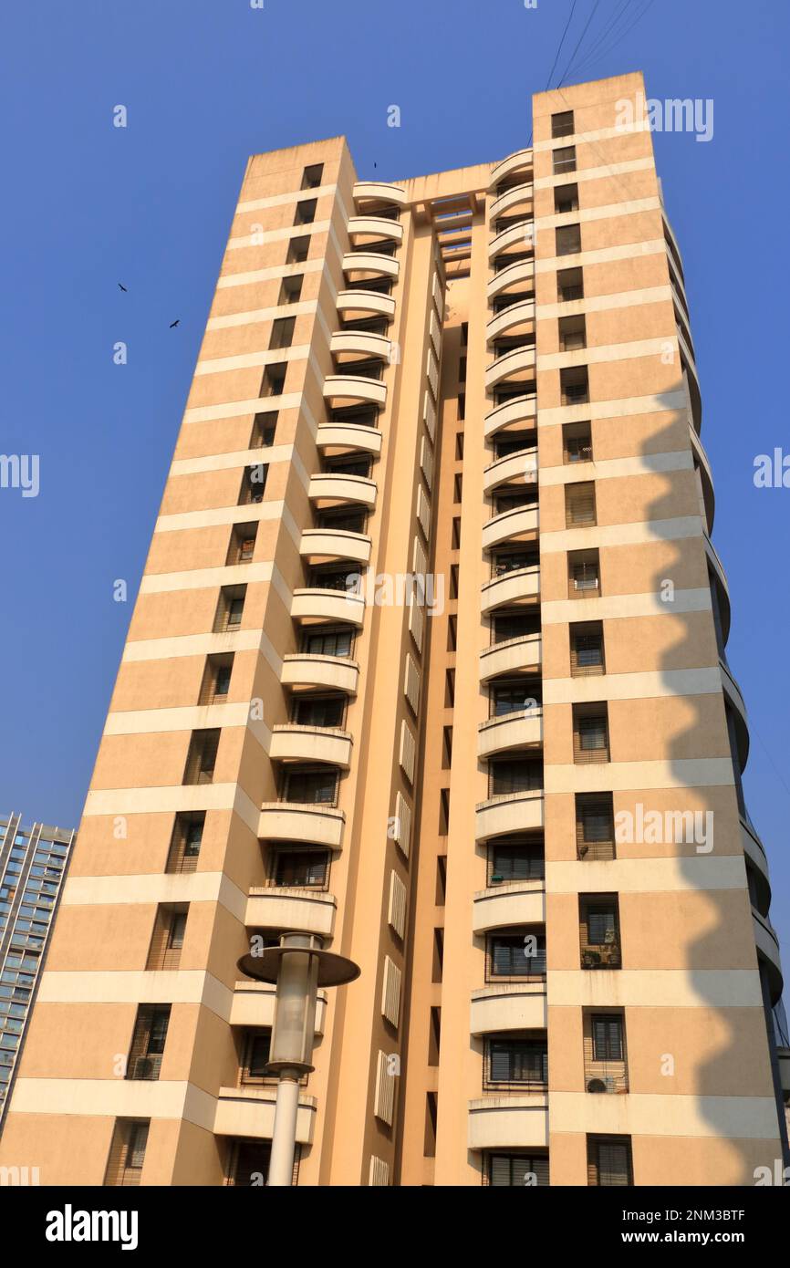 December 21 2022 - Mumbai, Maharashtra in India: Modern housing complex ...