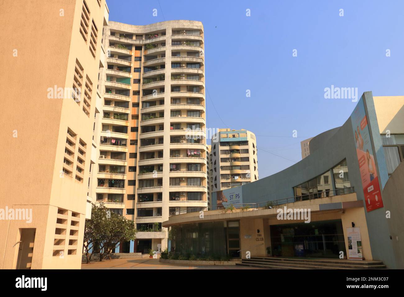 December 21 2022 - Mumbai, Maharashtra in India: Modern housing complex ...