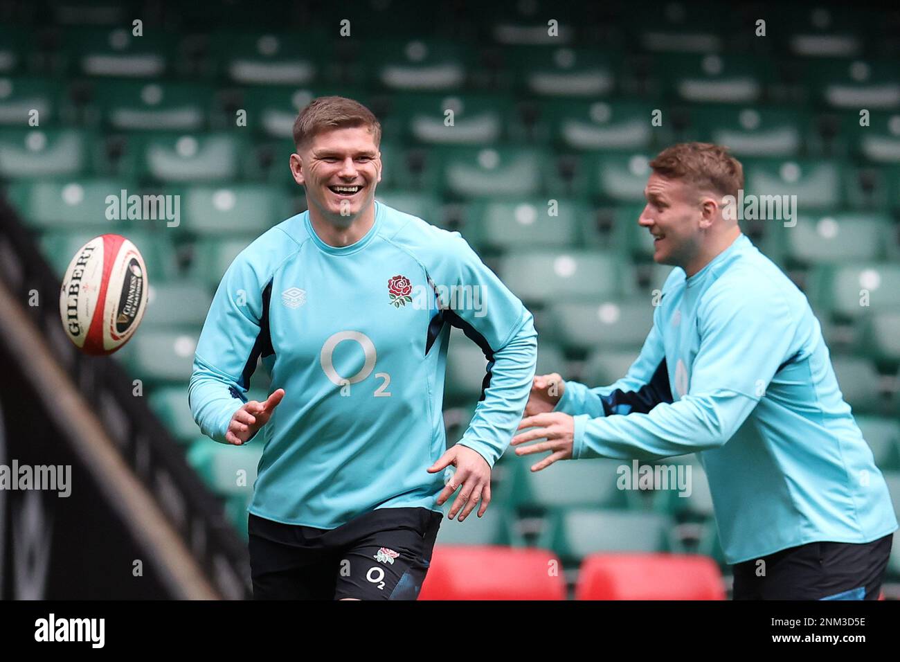 Cardiff, UK. 24th Feb, 2023. Owen Farrell of England during the England ...