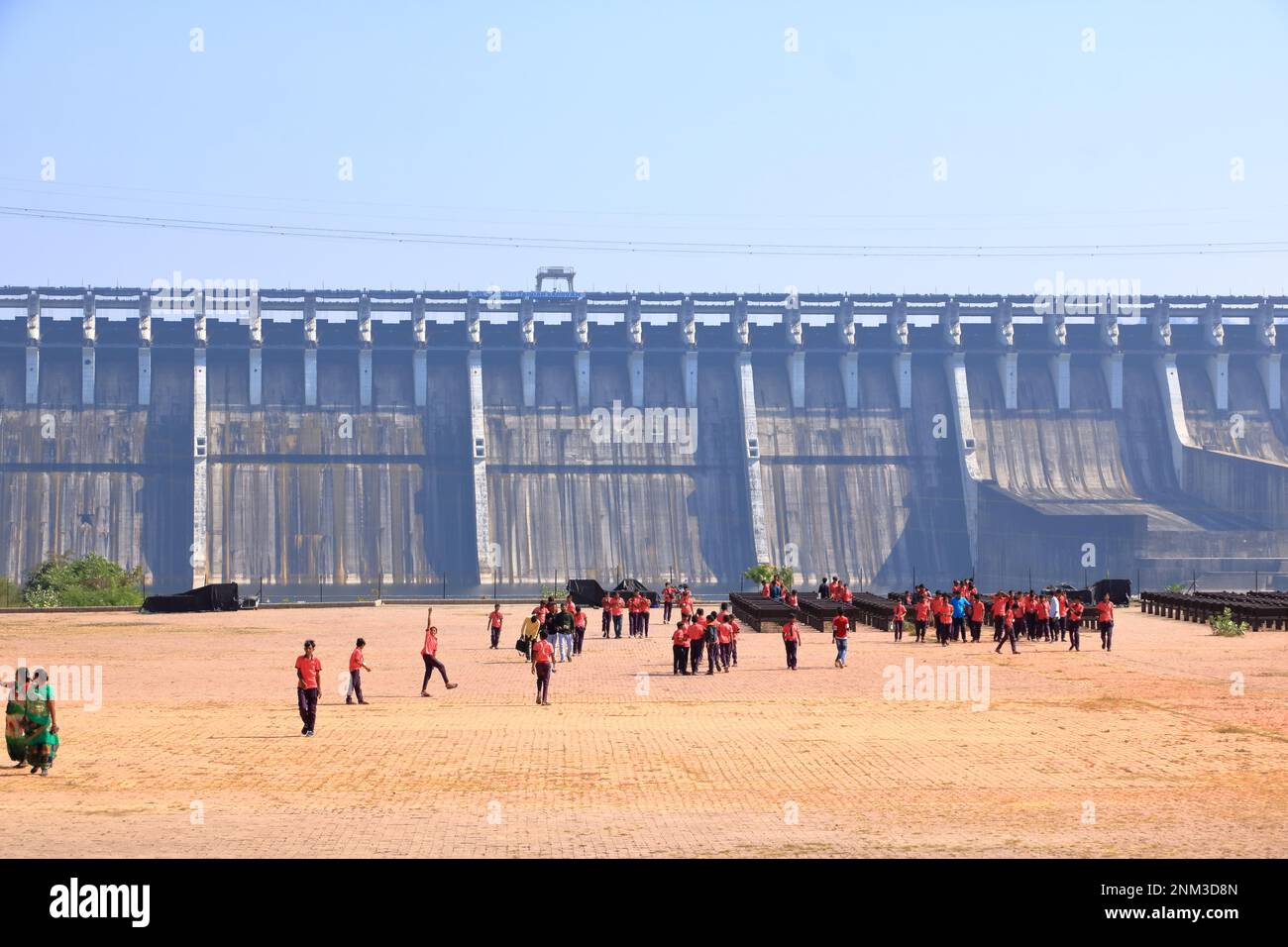 December 23 2022 - Gujarat in India: People enjoy the Sardar Sarovar ...