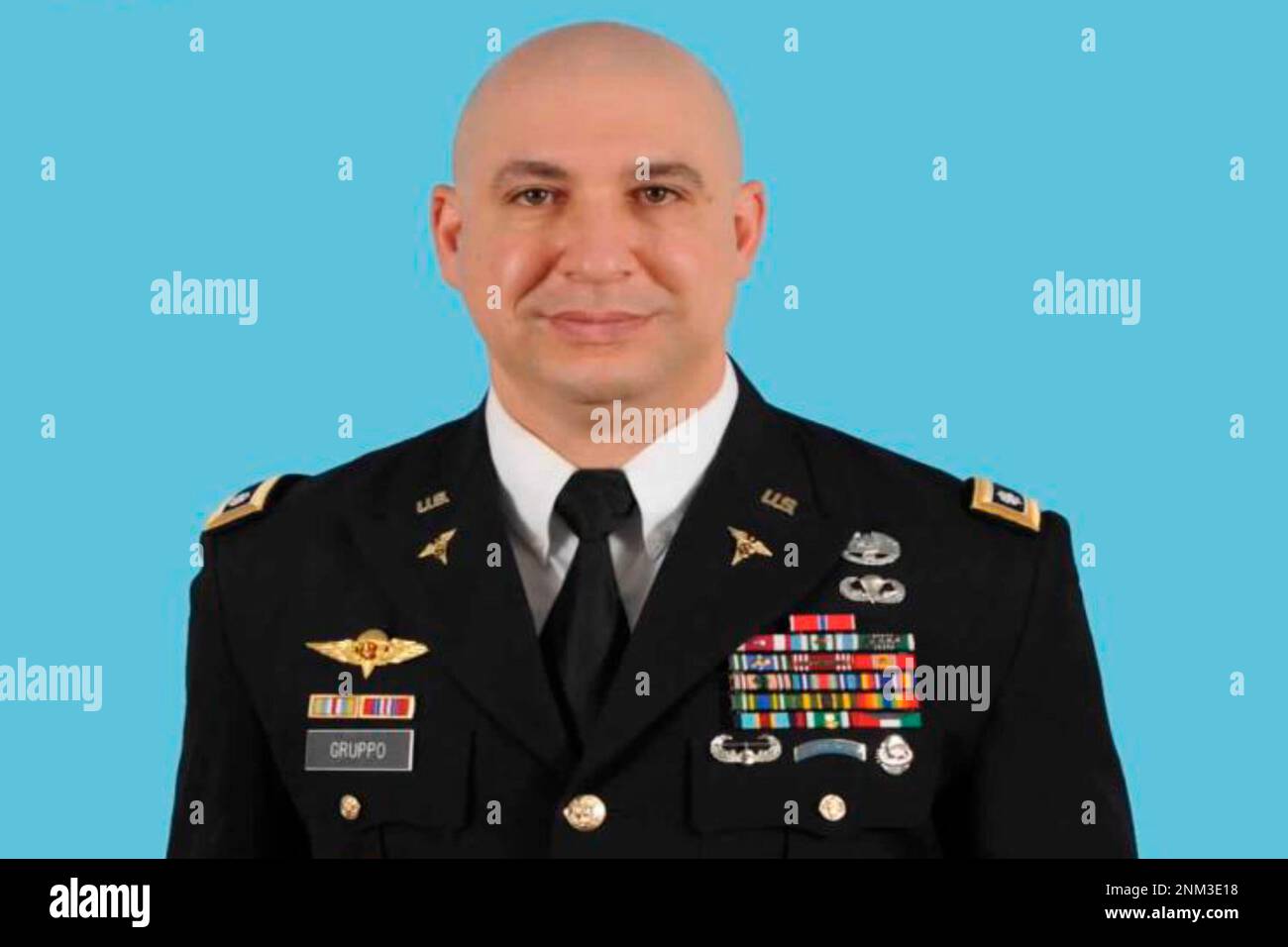 This photo of Leonard Gruppo in his military uniform was contained in ...