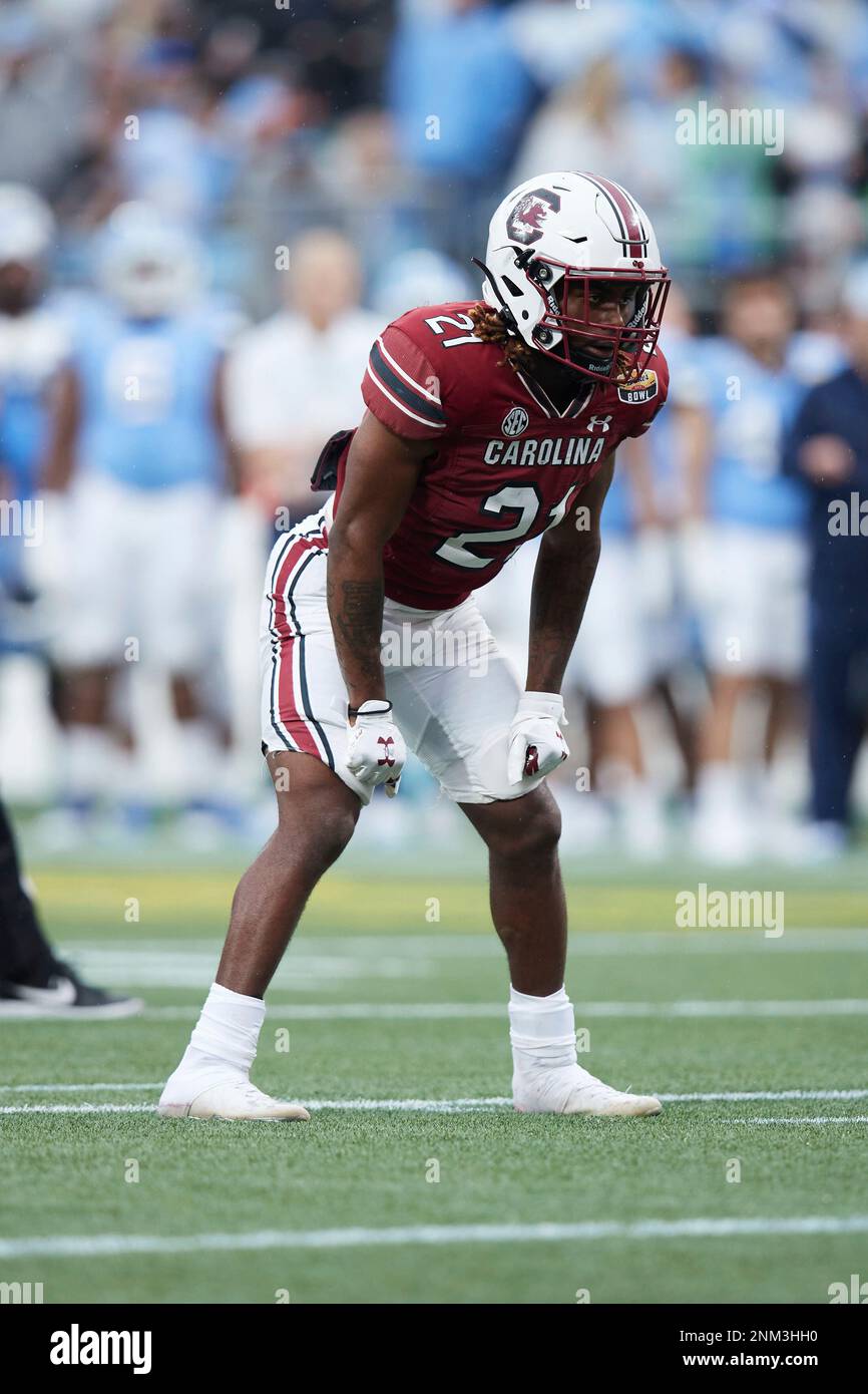 South Carolina Gamecocks running back Juju McDowell (21) lines up in ...