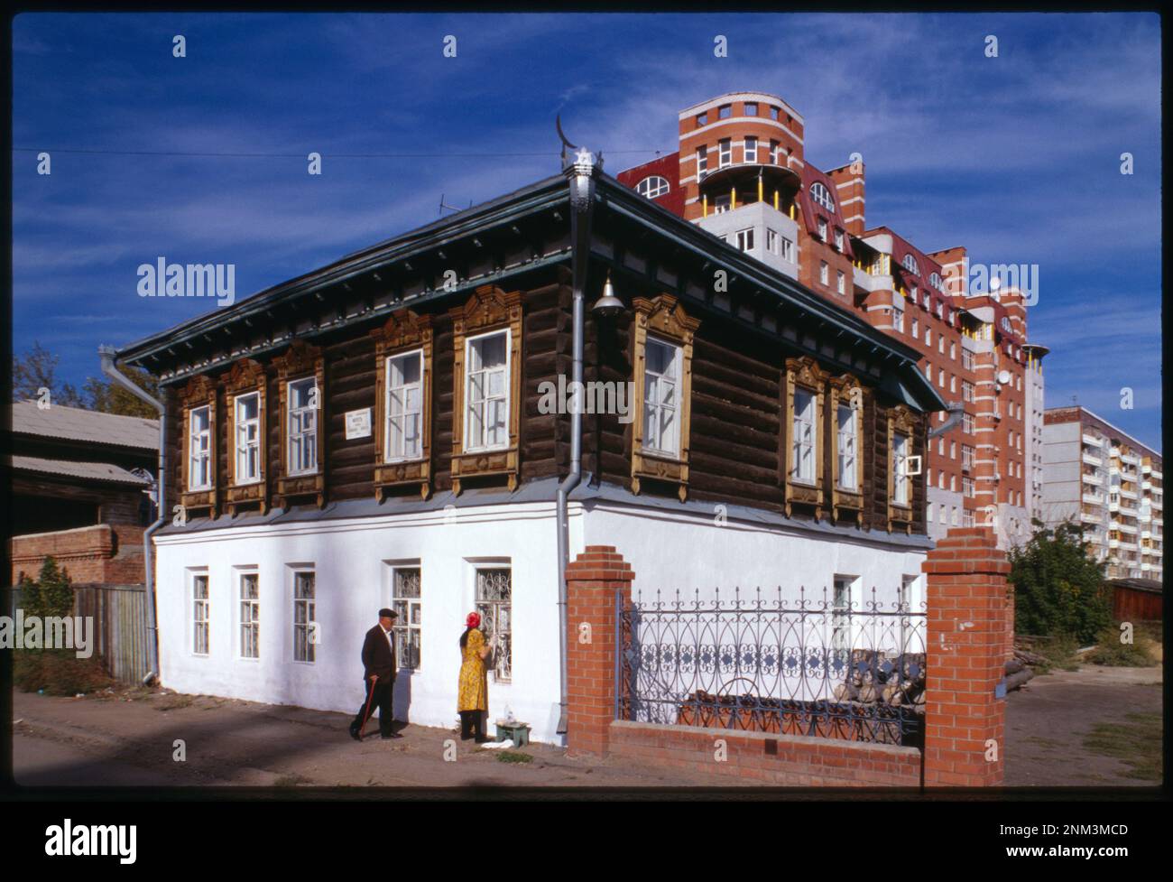 A log house built between 1907 and 1910 on Marshal Zhukov Street in ...