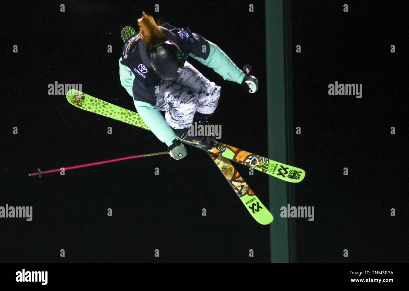 Hanna Faulhaber, of the United States, competes during the women's ...