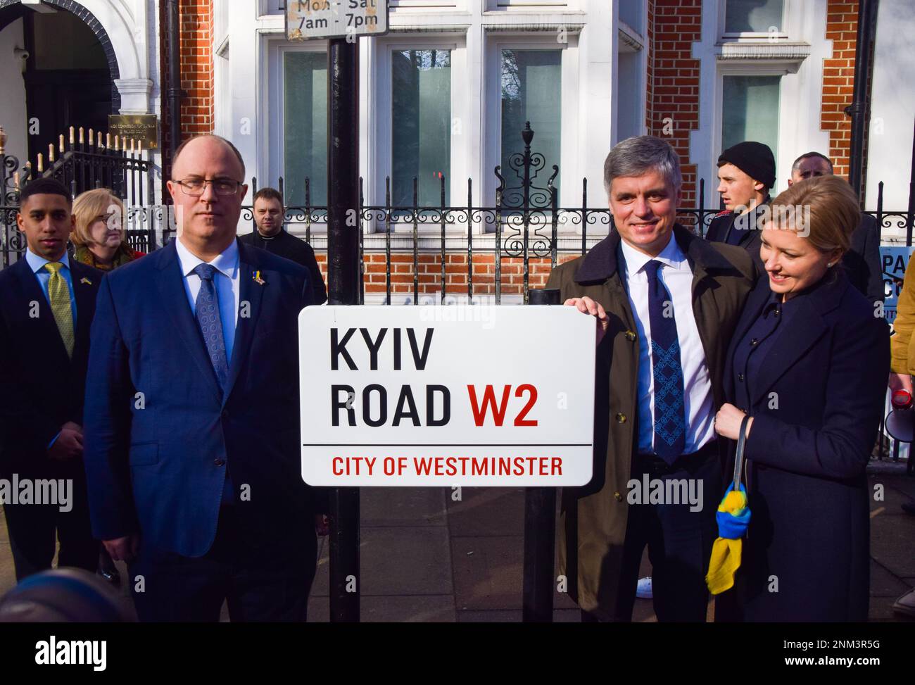 London, England, UK. 24th Feb, 2023. L-R: Westminster Councillor ADAM ...