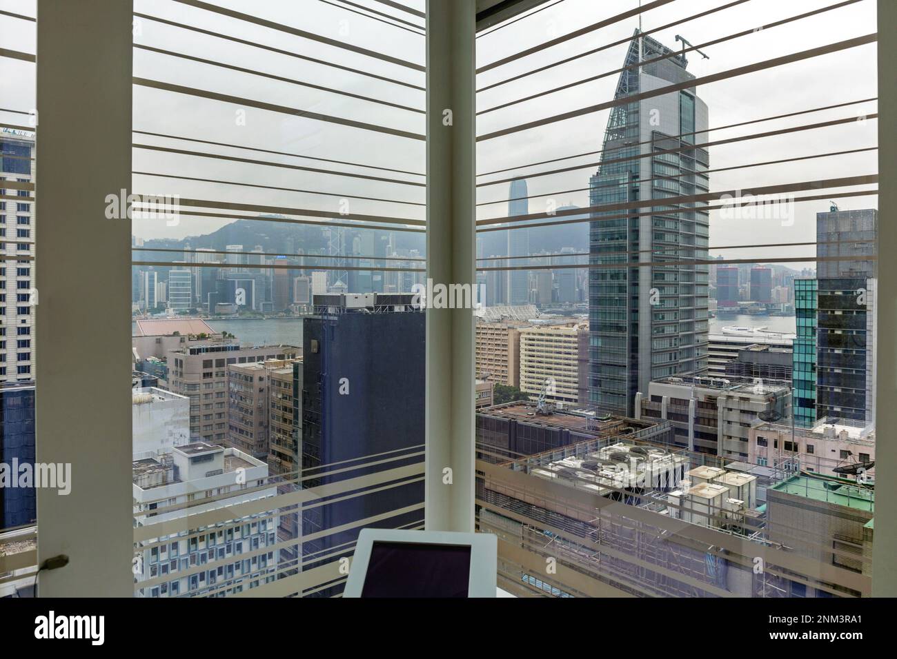 Corner Window Skyscraper View Cityscape Hong Kong Stock Photo - Alamy