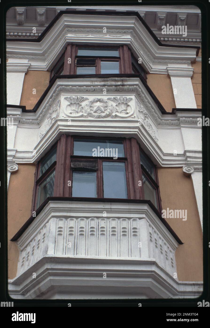 The 1955 apartment building on Lenin Prospect 19 in Komsomol'sk-na ...