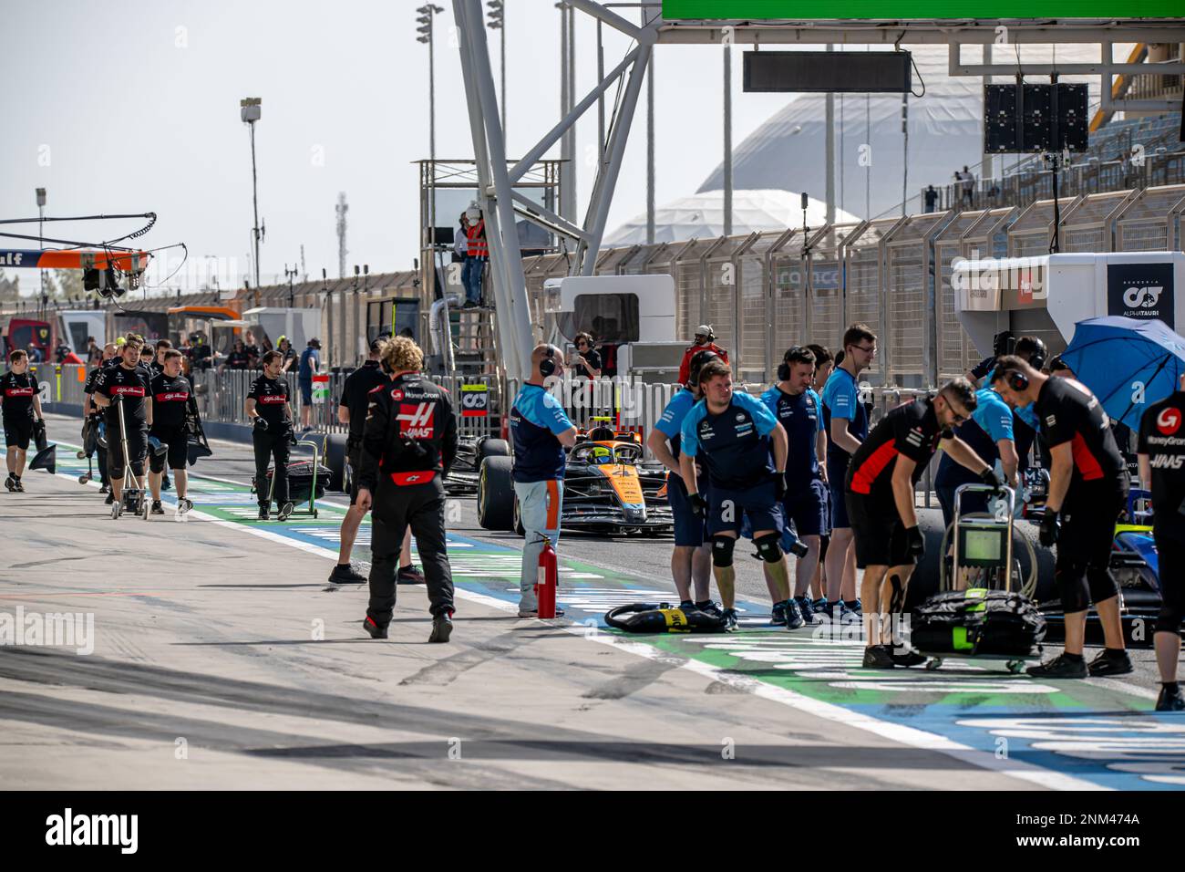 BAHRAIN INTERNATIONAL CIRCUIT, BAHRAIN - FEBRUARY 24: Lando Norris ...