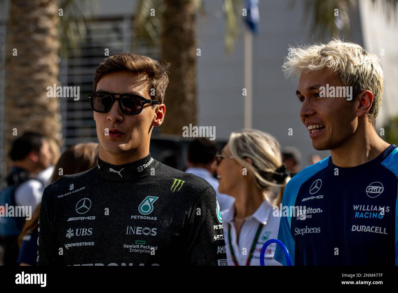 BAHRAIN INTERNATIONAL CIRCUIT, BAHRAIN - FEBRUARY 24: George Russell ...