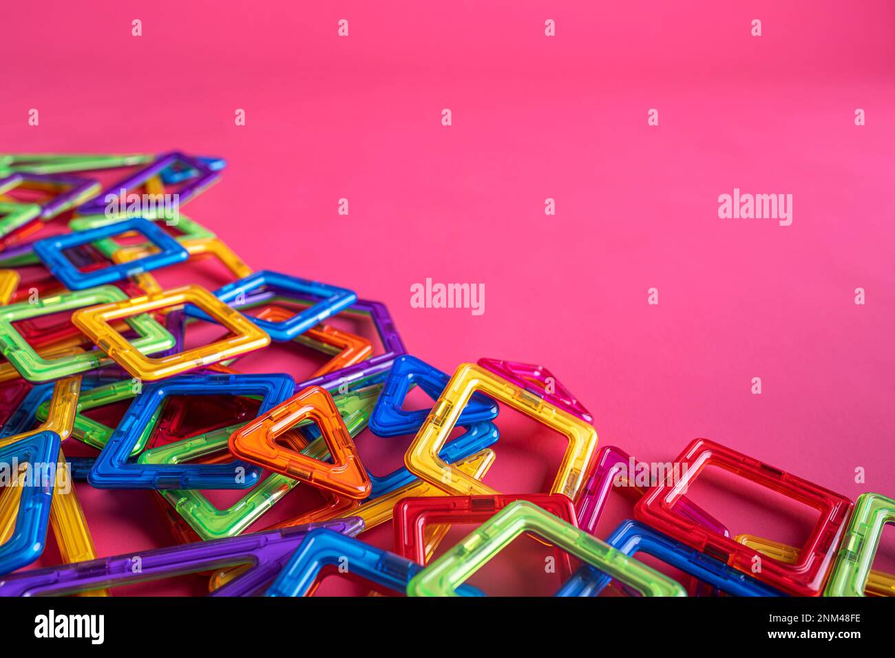 Details of the magnetic constructor Stock Photo - Alamy