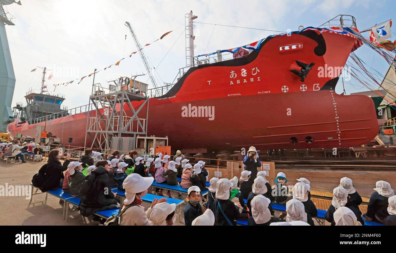 Asahi Tanker, Japanese shipping company, unveils the world-first all ...