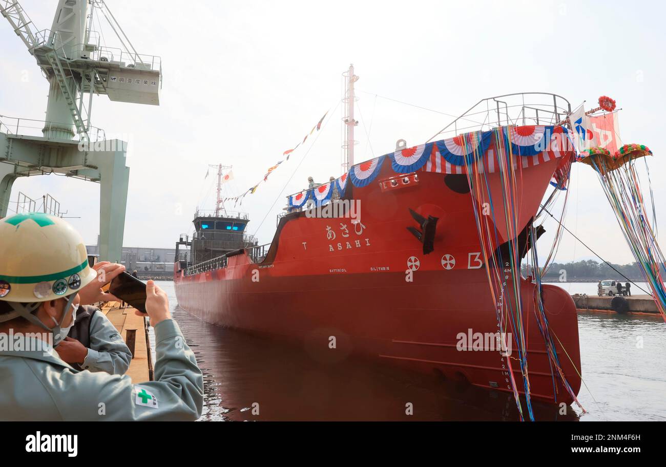 Asahi Tanker, Japanese shipping company, unveils the world-first all ...