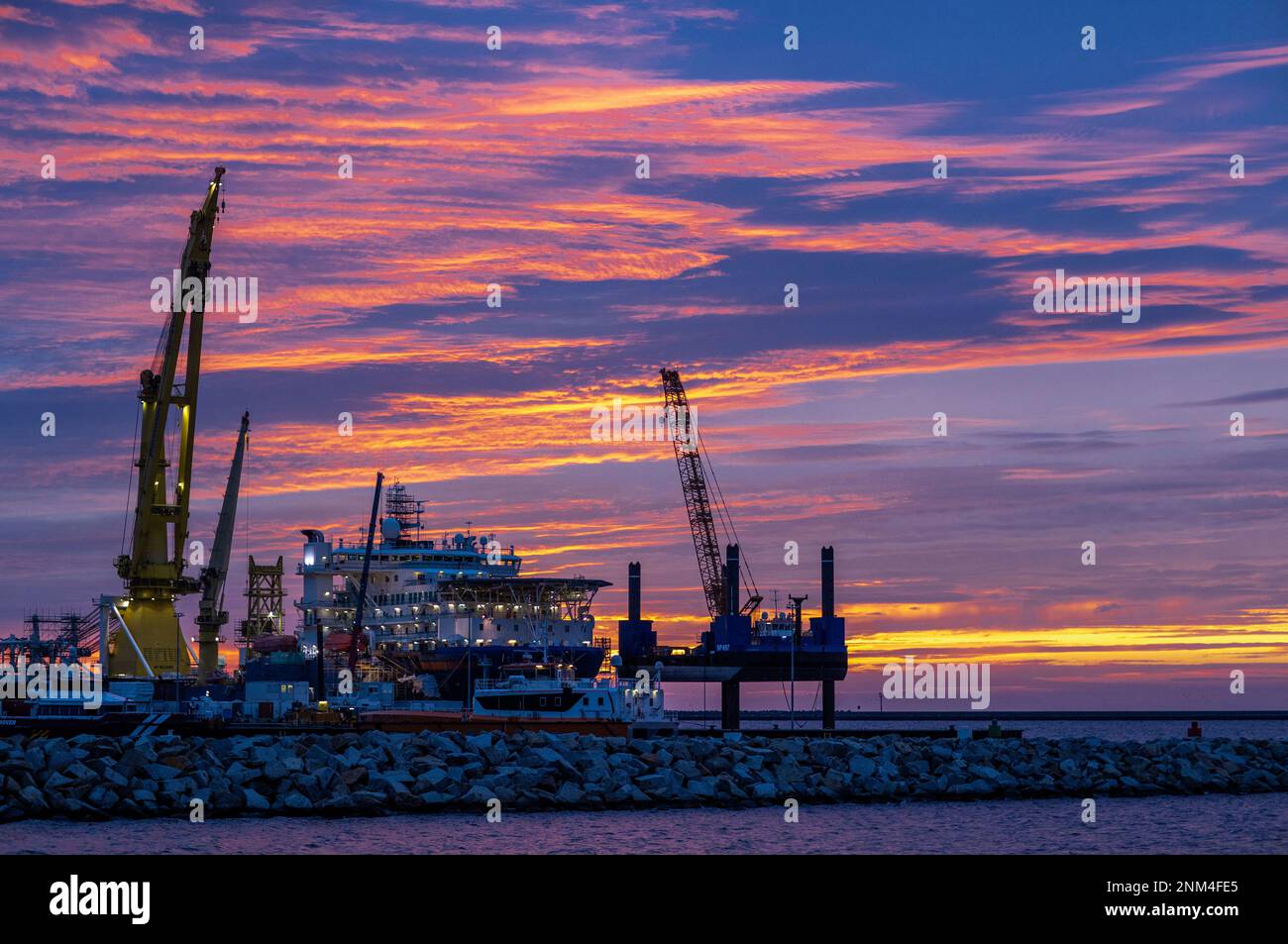 FILE - The Russian pipe-laying ship 'Akademik Tscherski' which is on ...