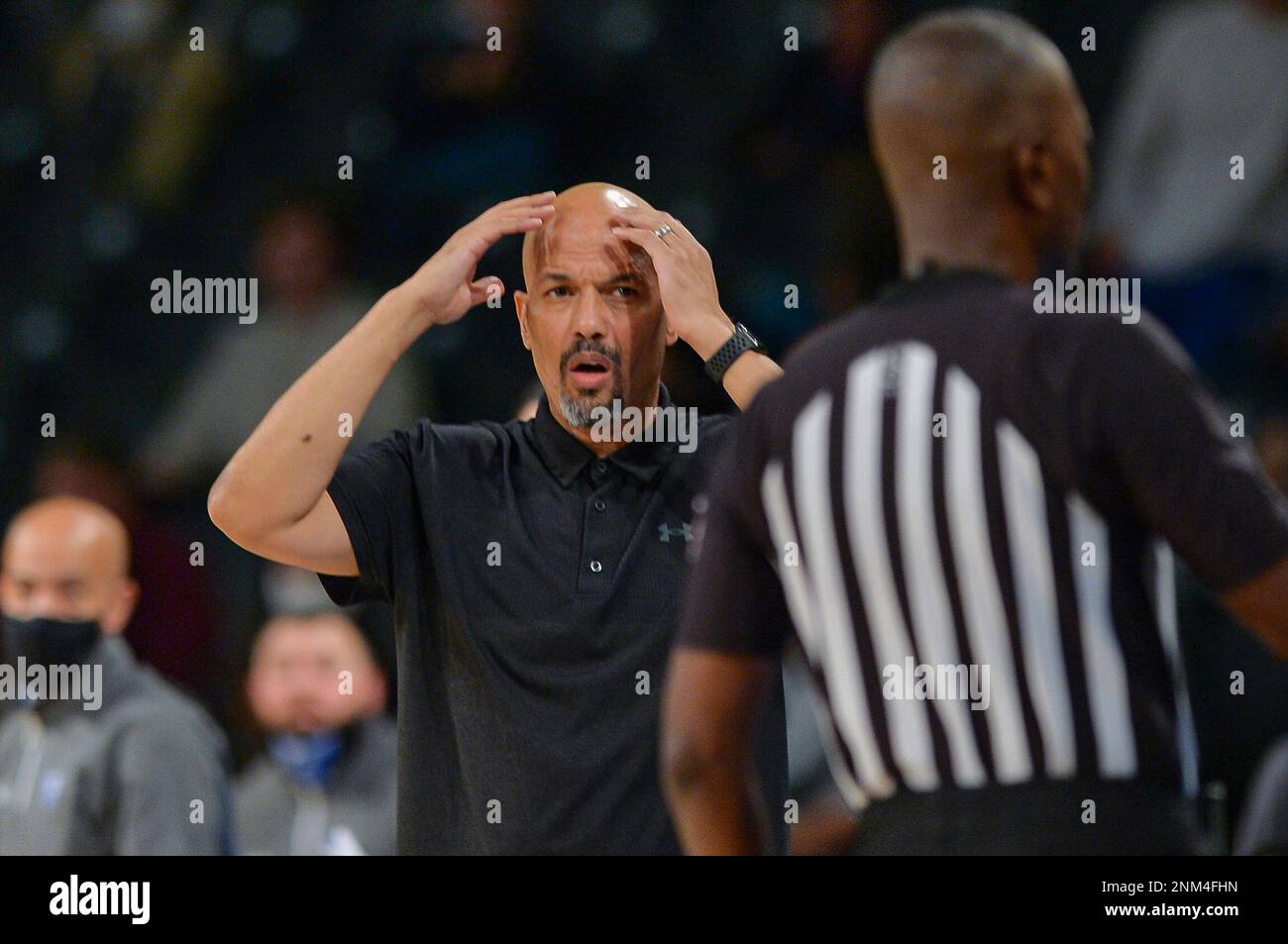 ATLANTA, GA – DECEMBER 21: Georgia State head coach Rob Lanier reacts ...