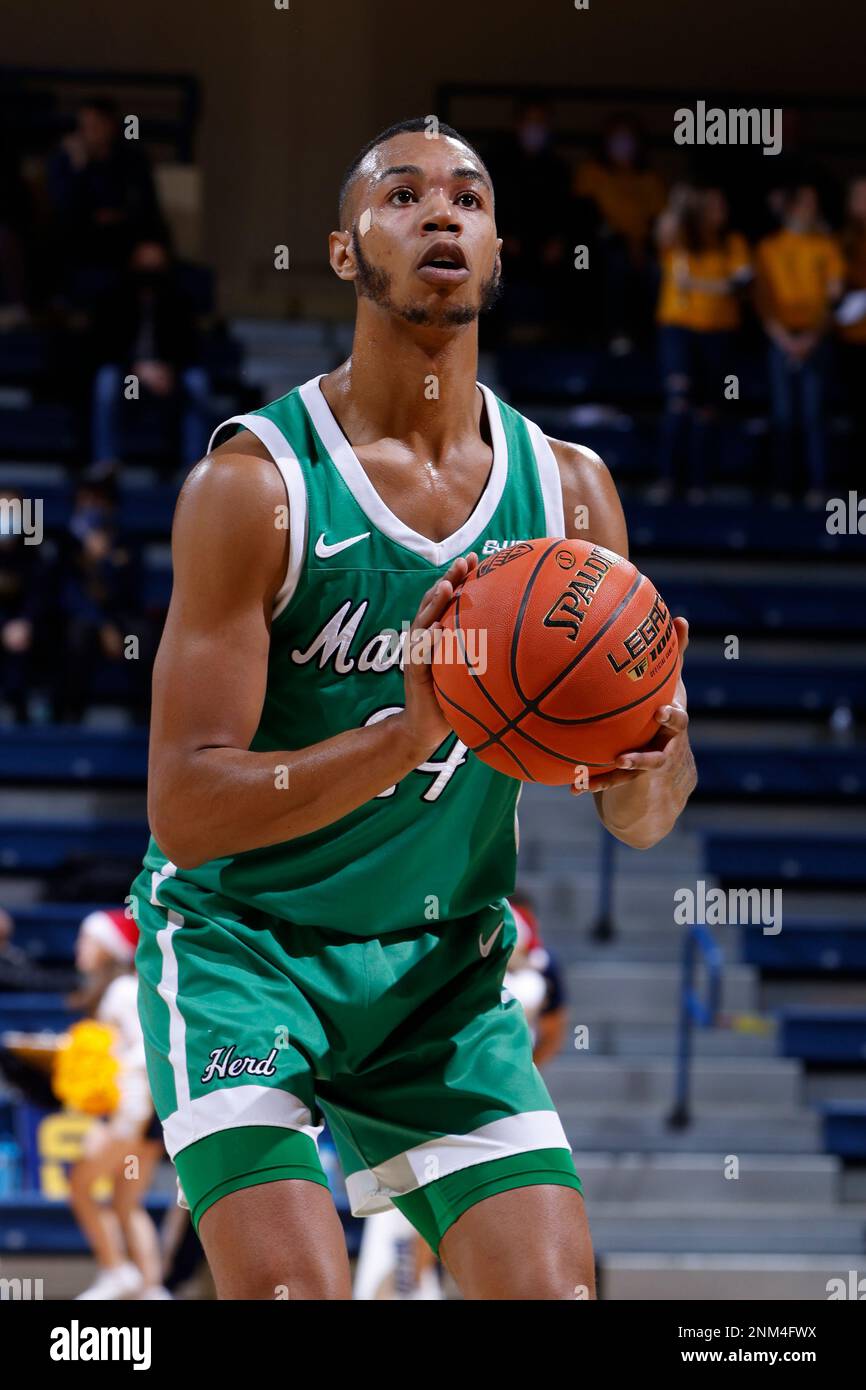 TOLEDO, OH - DECEMBER 21: Marshall Thundering Herd guard Taevion Kinsey ...