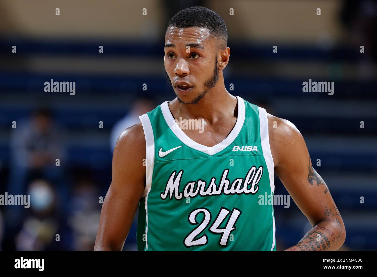 TOLEDO, OH - DECEMBER 21: Marshall Thundering Herd guard Taevion Kinsey ...