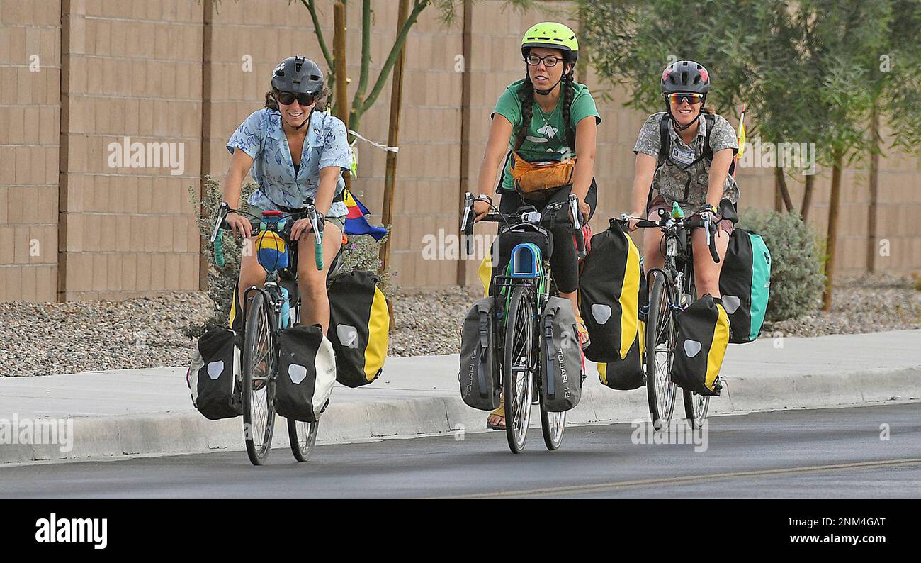 Three members of "The Water Cycle" team (from left), Leah Weisman, Kate ...