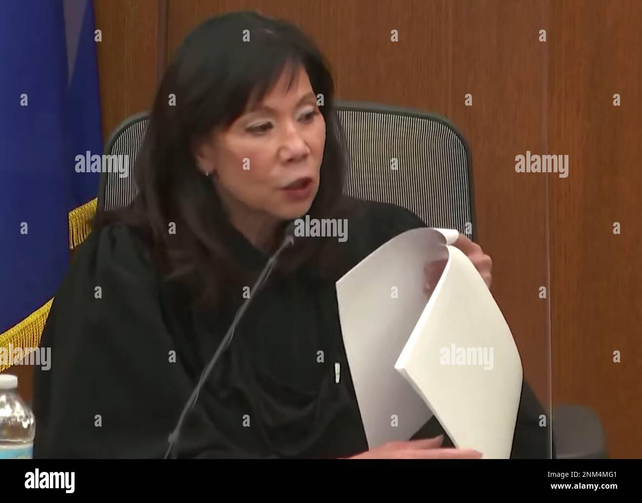 In this screen grab from video, Hennepin County Judge Regina Chu ...