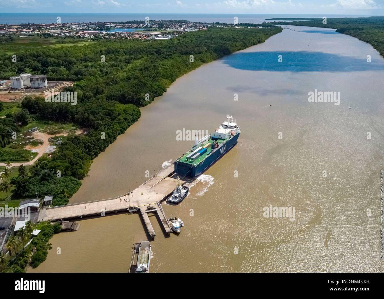 In this photo provided by the European Space Agency, the James Webb ...