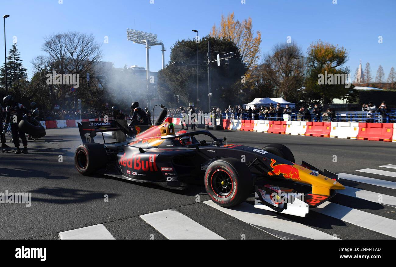 Super Formula Red Bull MUGEN TEAM Goh's TEAM MUGEN SF19 demonstrates ...