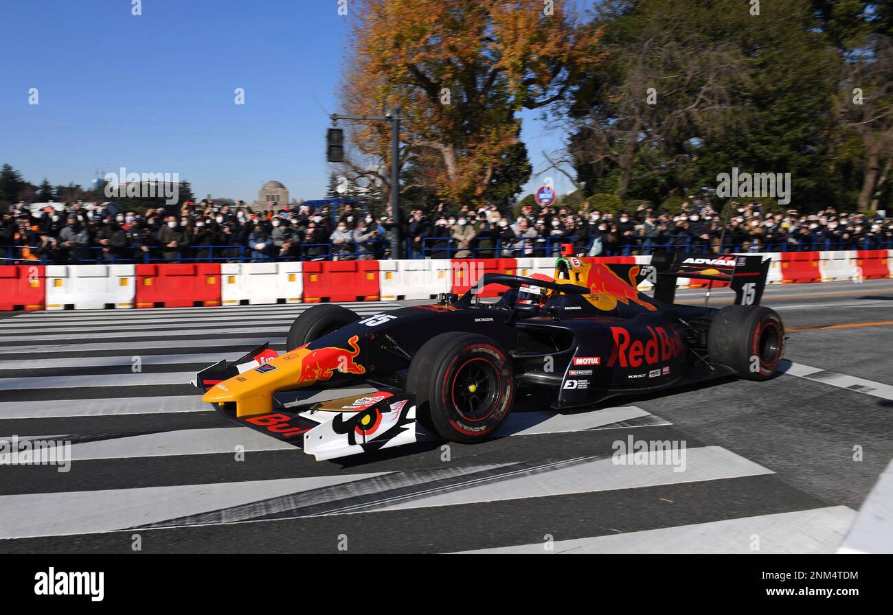 Super Formula Red Bull MUGEN TEAM Goh's TEAM MUGEN SF19 demonstrates ...