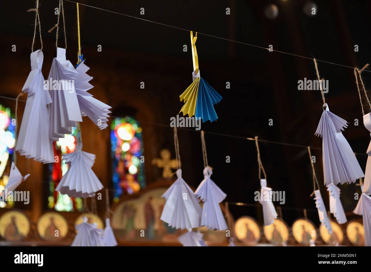 London, UK. 24th Feb, 2023. On the first anniversary of the Russian ...